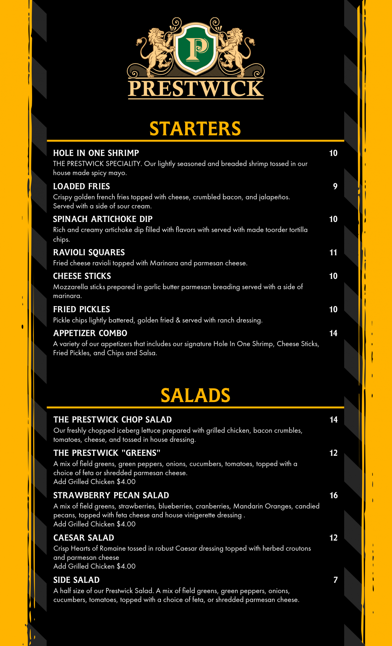 RESTAURANT – THE PRESTWICK